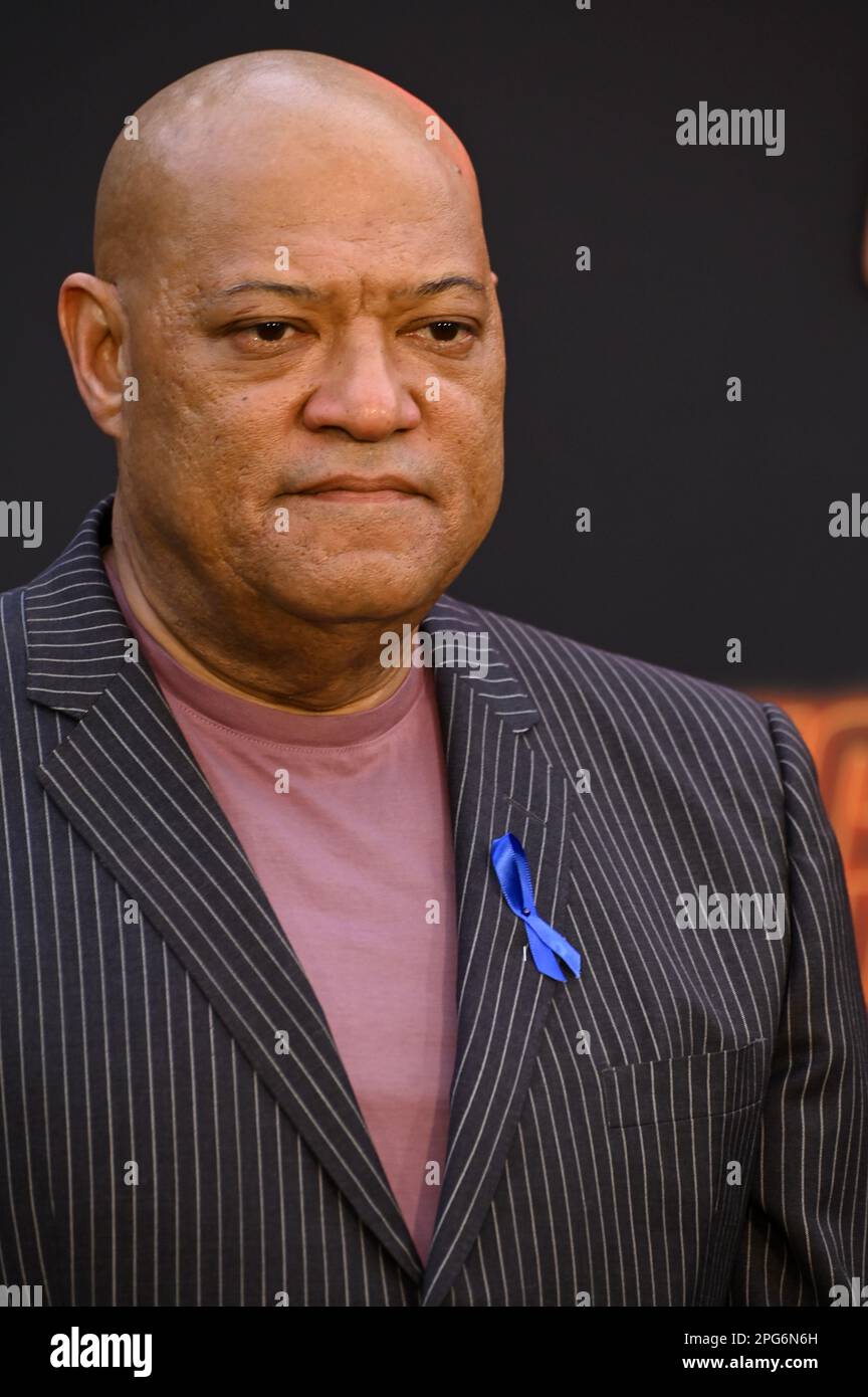 Los Angeles, USA. 20th Mar, 2023. Laurence Fishburne at the premiere ...