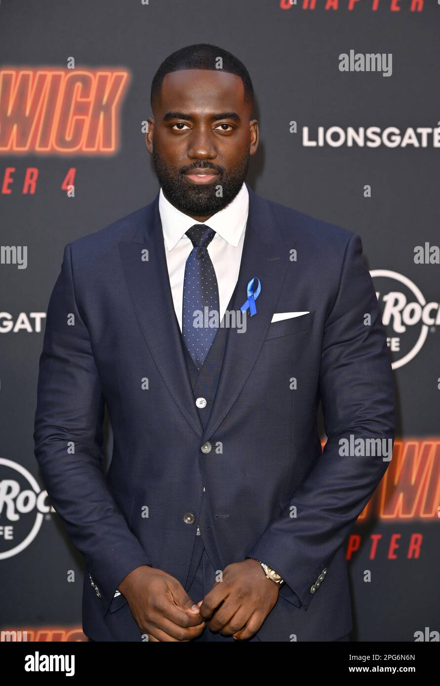 Los Angeles, USA. 20th Mar, 2023. Shamier Anderson at the premiere for ...