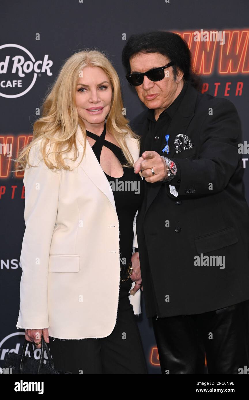Los Angeles, USA. 20th Mar, 2023. Shannon Tweed & Gene Simmons at the ...