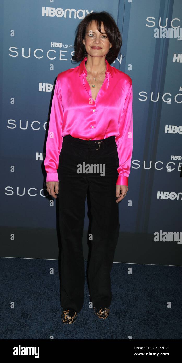 March 20, 2023, New York City, New York, USA: Actor CARLA GUGINO seen ...