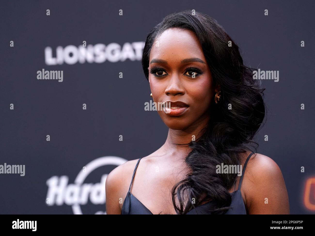 Jessica Allain poses at the premiere of the film "John Wick: Chapter 4 ...