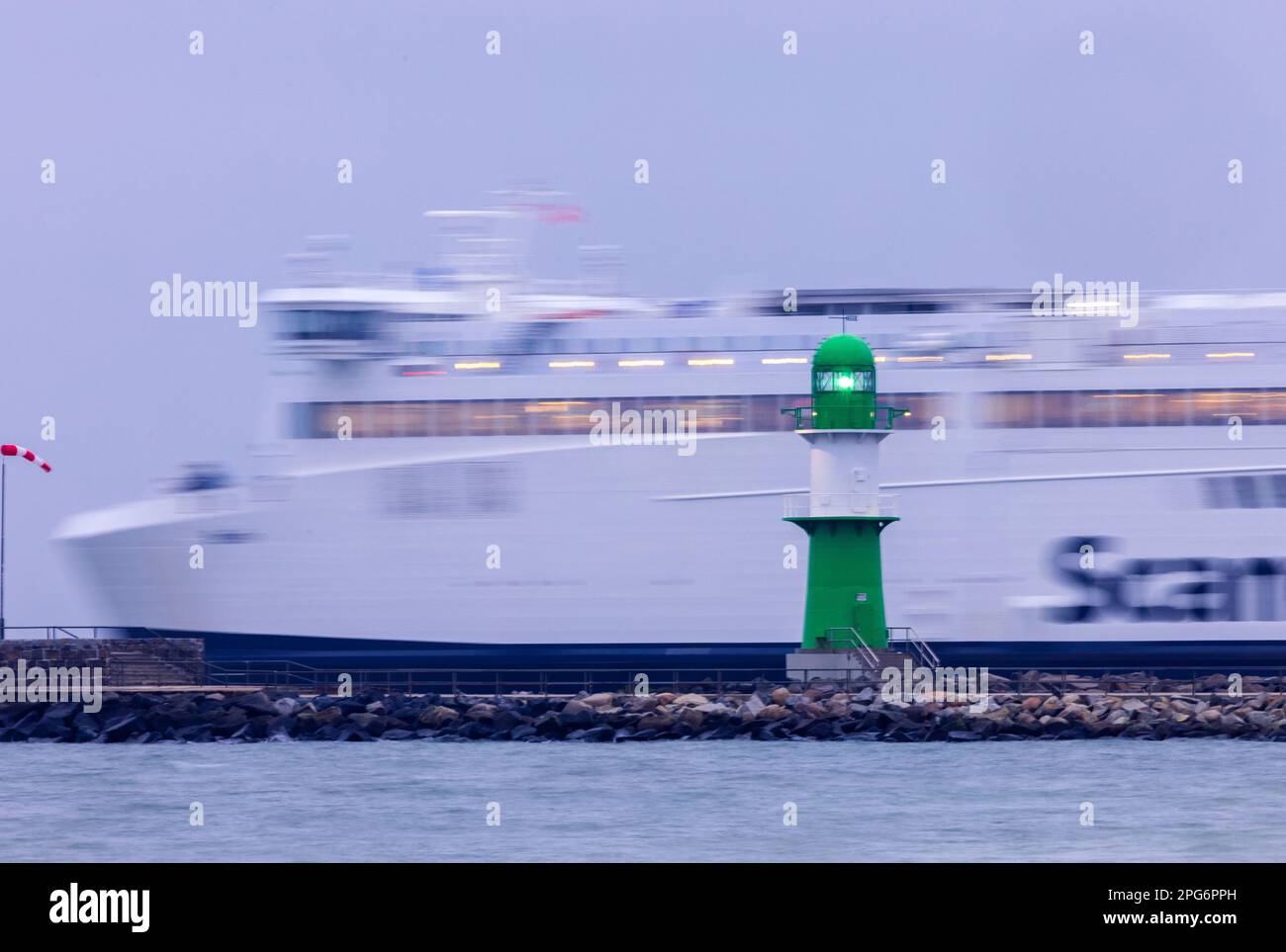 Rostock, Germany. 20th Mar, 2023. The ferry ship "Berlin" of the ...