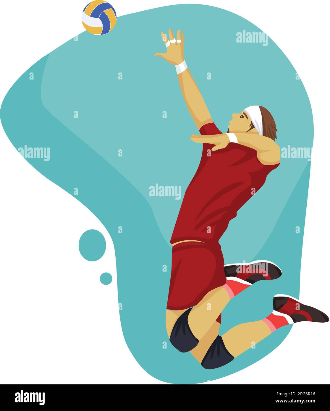 High jump woman olympic Stock Vector Images - Alamy