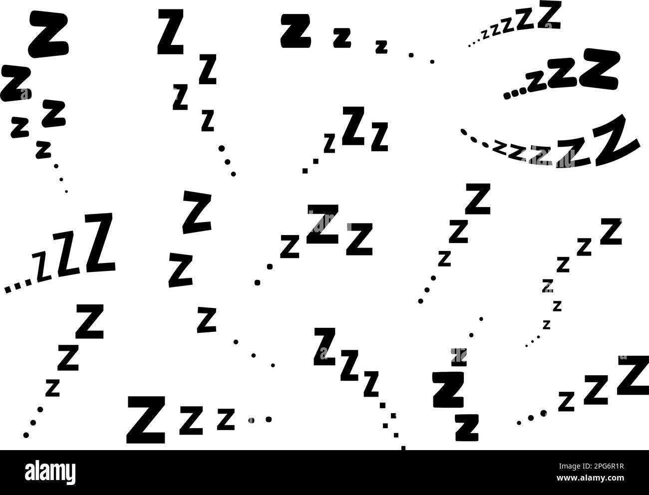 Snore illustration Black and White Stock Photos & Images - Alamy