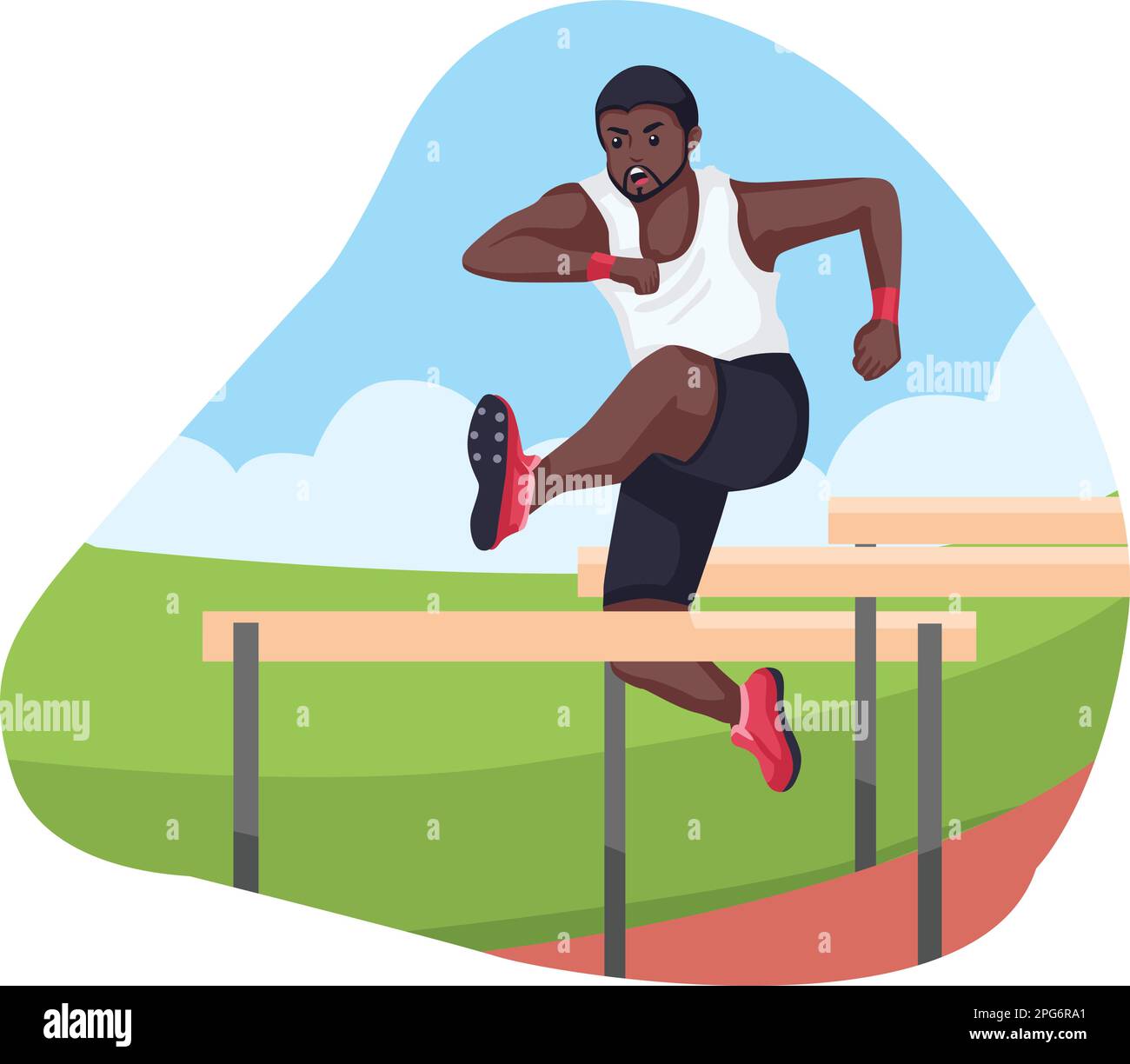Long jump olympics Stock Vector Images - Alamy
