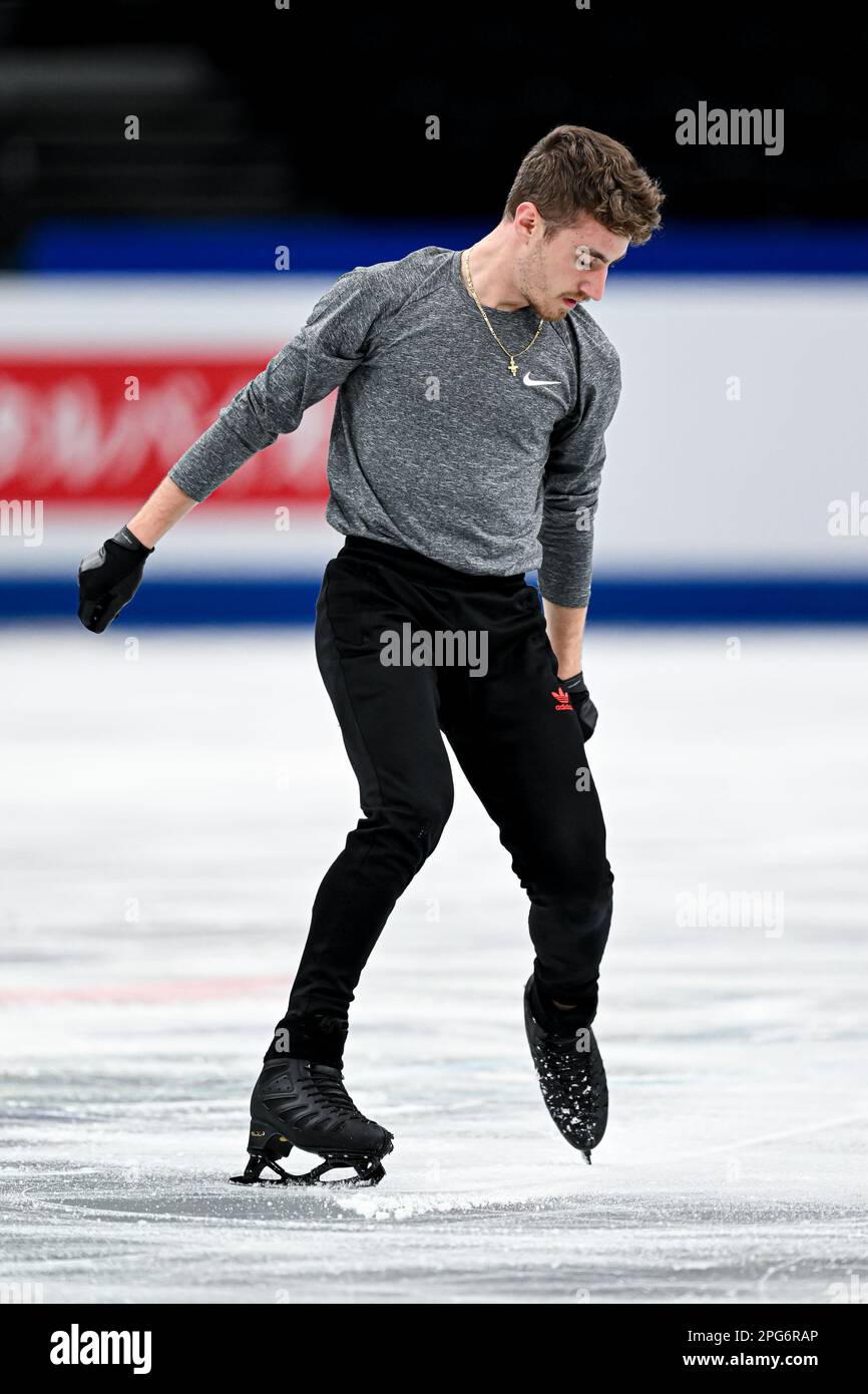 Matteo RIZZO (ITA), during Men Practice, at the ISU World Figure ...