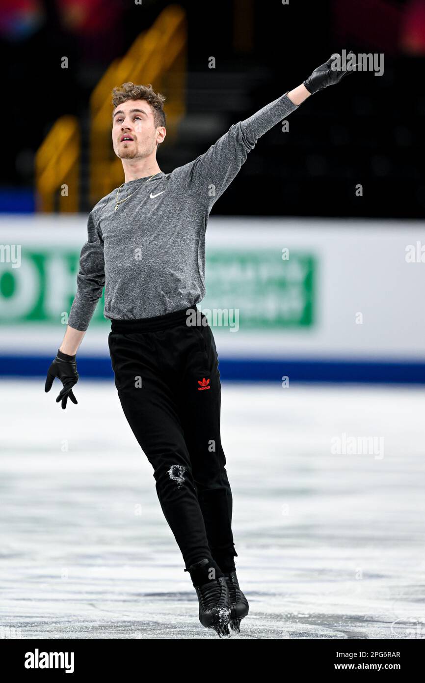 Matteo RIZZO (ITA), during Men Practice, at the ISU World Figure ...