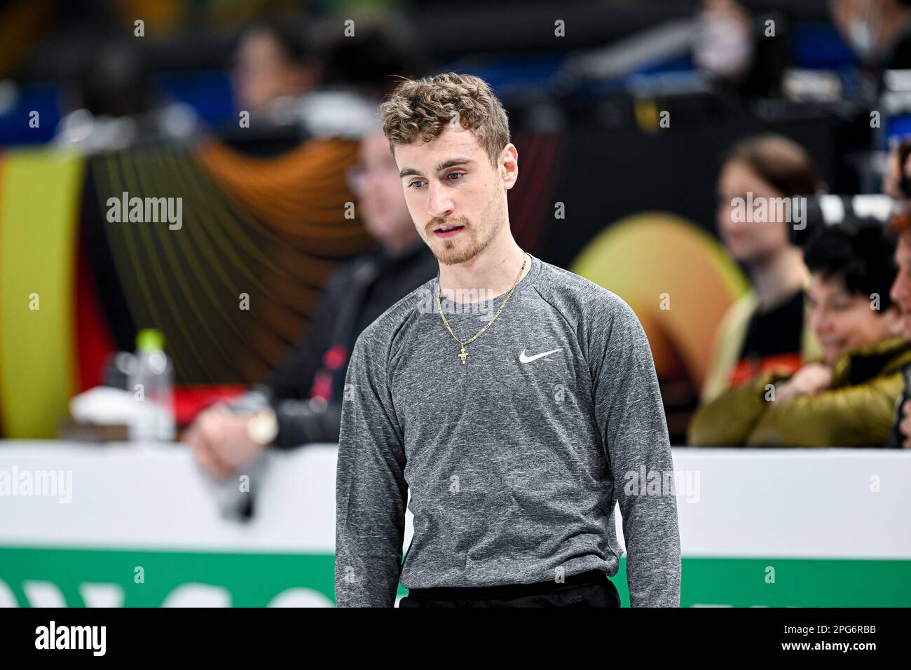 Matteo RIZZO (ITA), during Men Practice, at the ISU World Figure ...