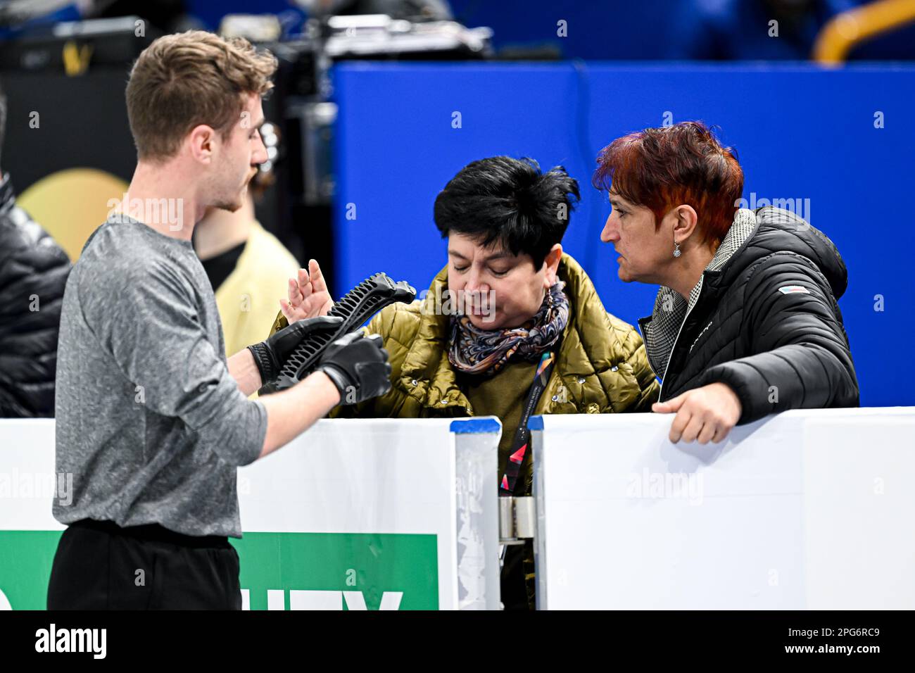 Matteo RIZZO (ITA), during Men Practice, at the ISU World Figure ...