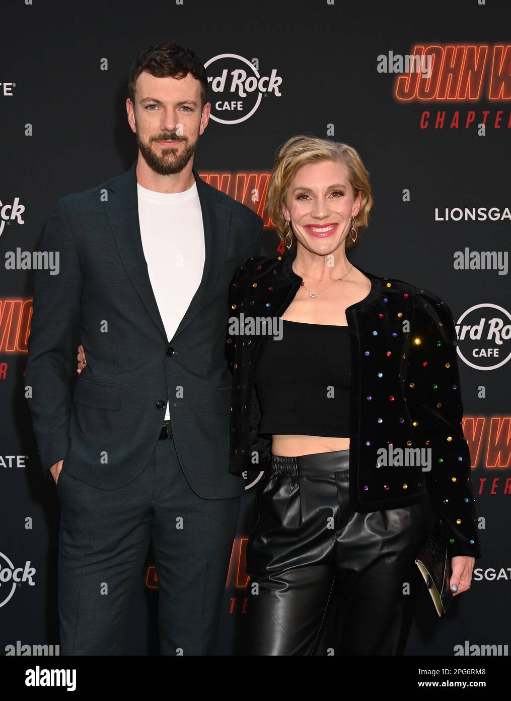 Hollywood, CA. March 20, 2023, Katee Sackhoff and Robin Gadsby arriving ...