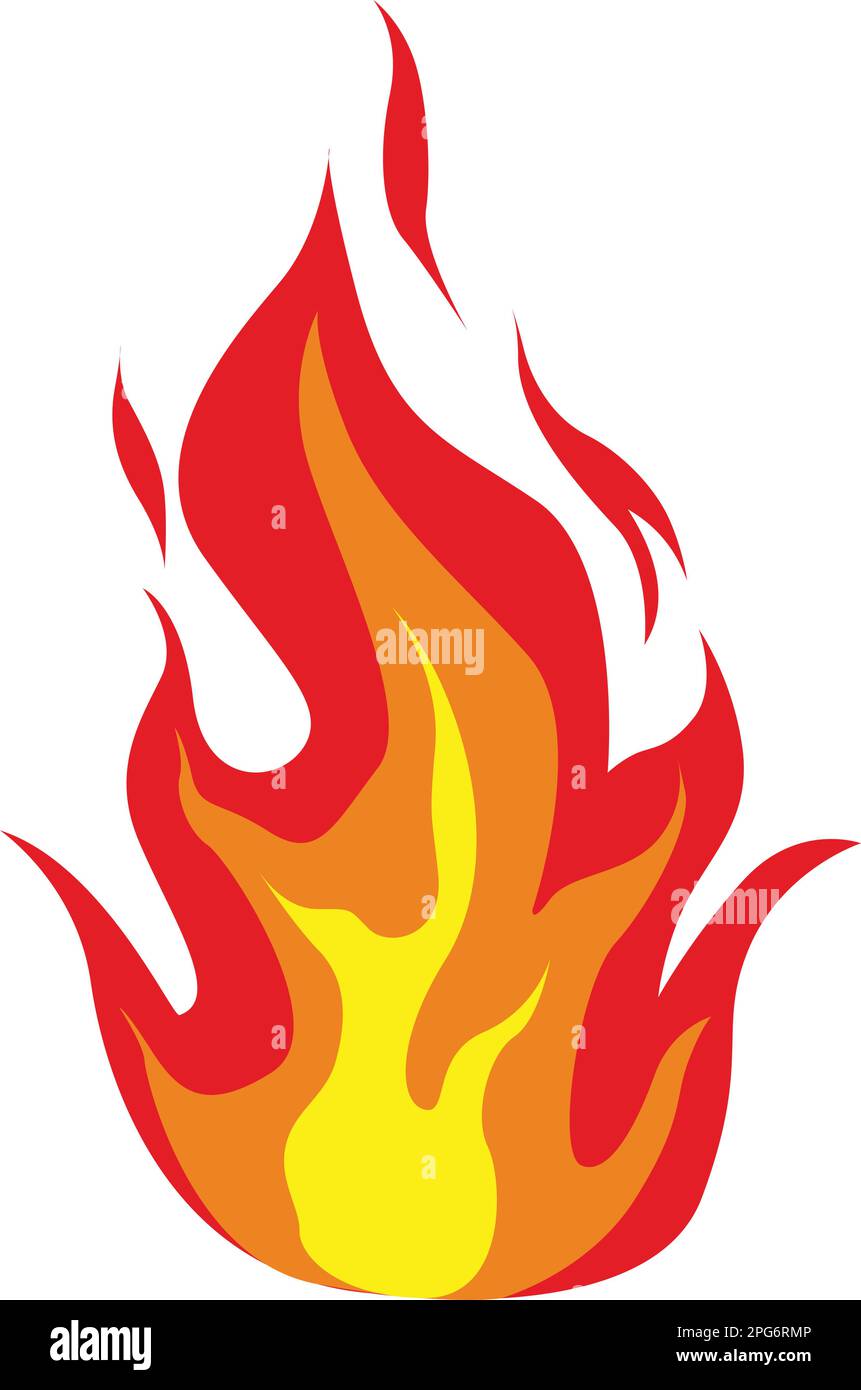Cartoon fire flames vector Stock Vector Image & Art - Alamy