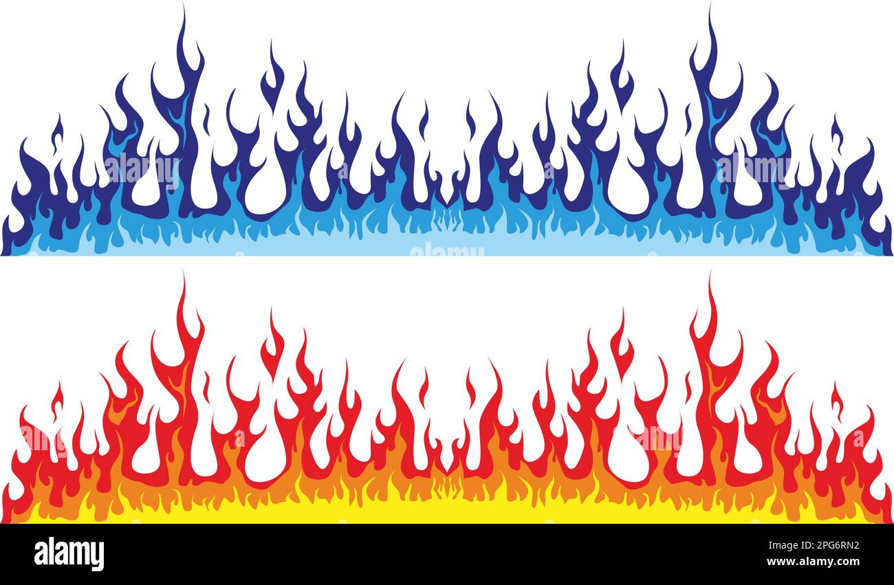Cartoon fire flames vector Stock Vector Image & Art - Alamy
