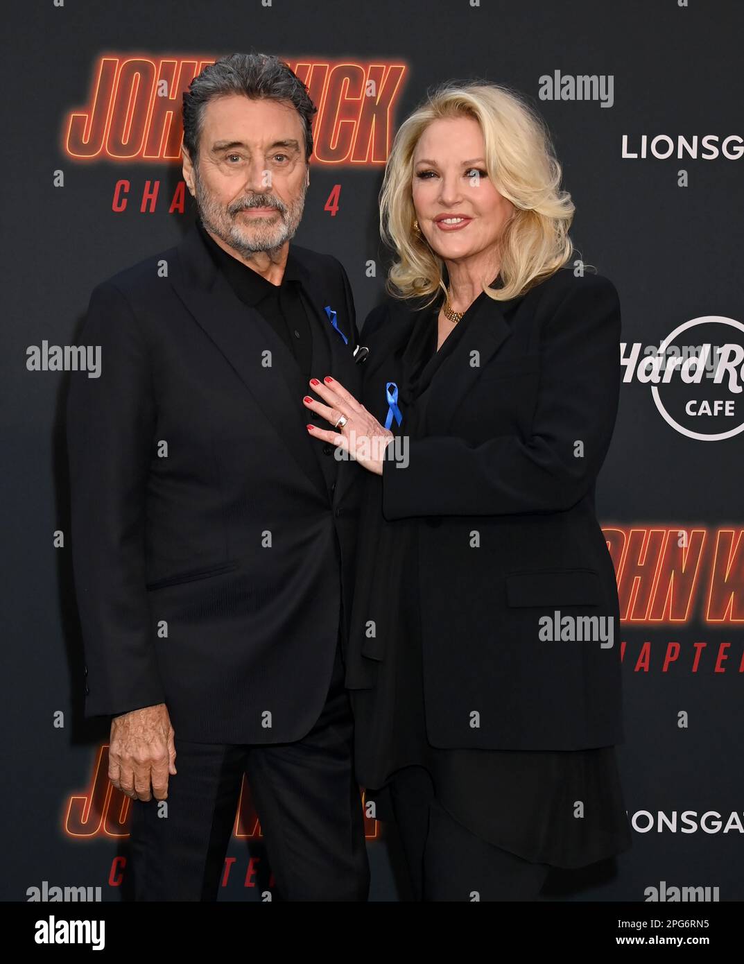 Hollywood, CA. March 20, 2023, Ian McShane and Gwen Humble arriving at ...