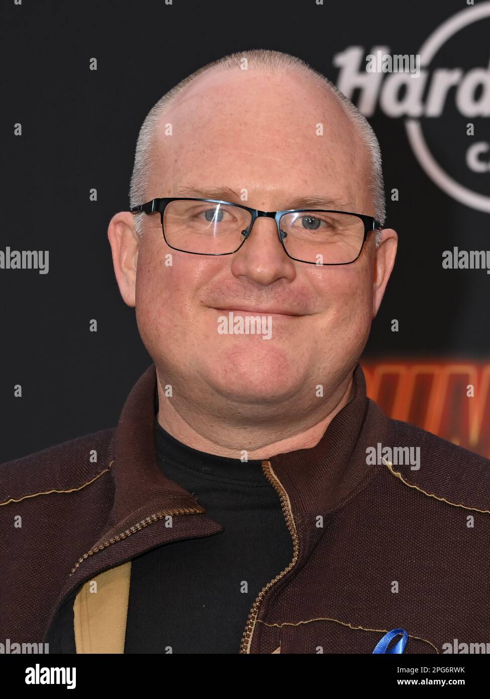 Hollywood, CA. March 20, 2023, Derek Kolstad arriving at the Los ...