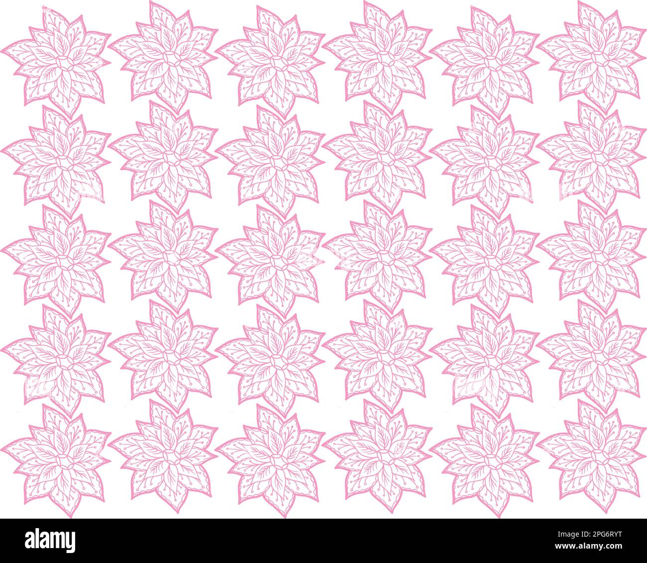Flower stem pink bud Stock Vector Images - Alamy