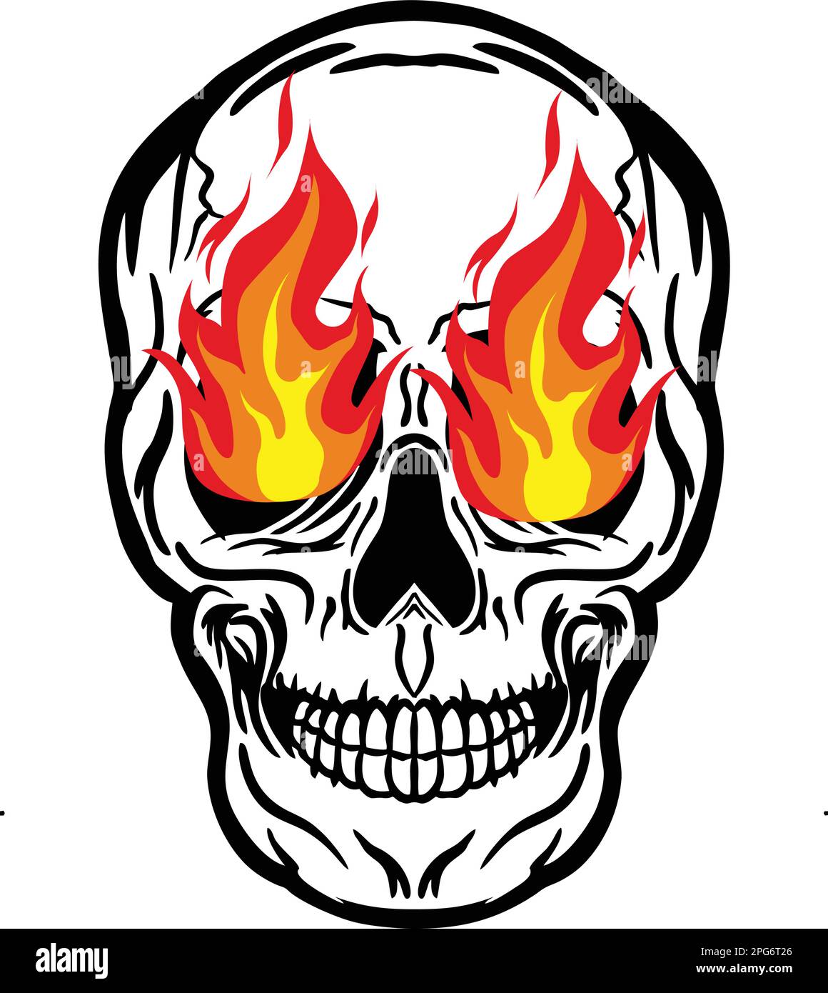 Burning chili pepper flame Stock Vector Images - Alamy