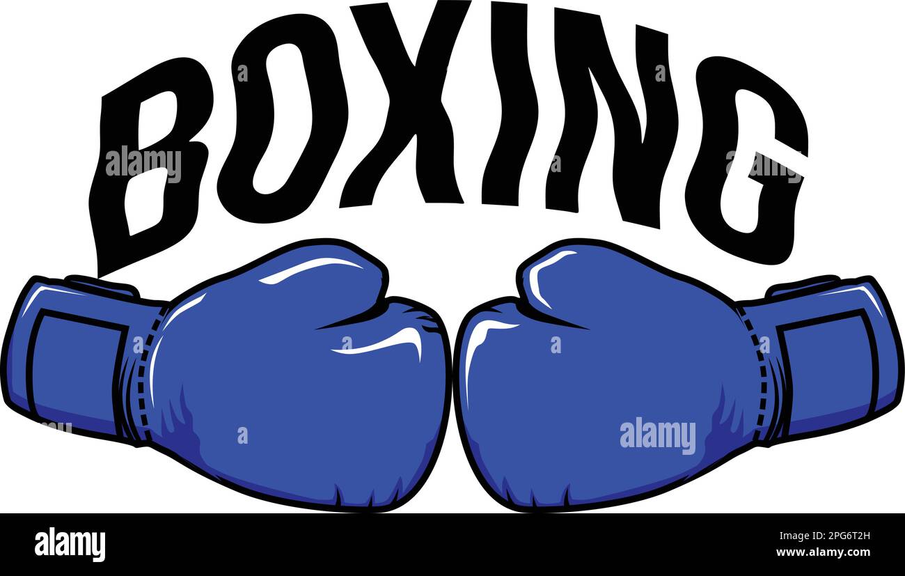 Glove Boxing Sport Logo Design Stock Vector Image & Art - Alamy
