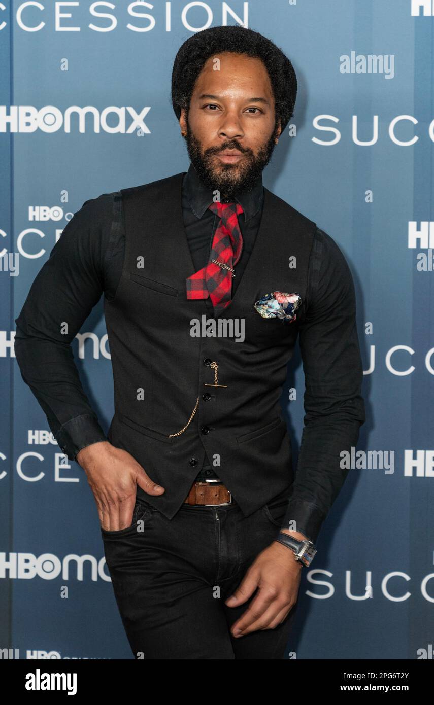 Jonathan Fernandez attends HBO's "Succession" Season 4 Premiere at Jazz at Lincoln Center in New ...