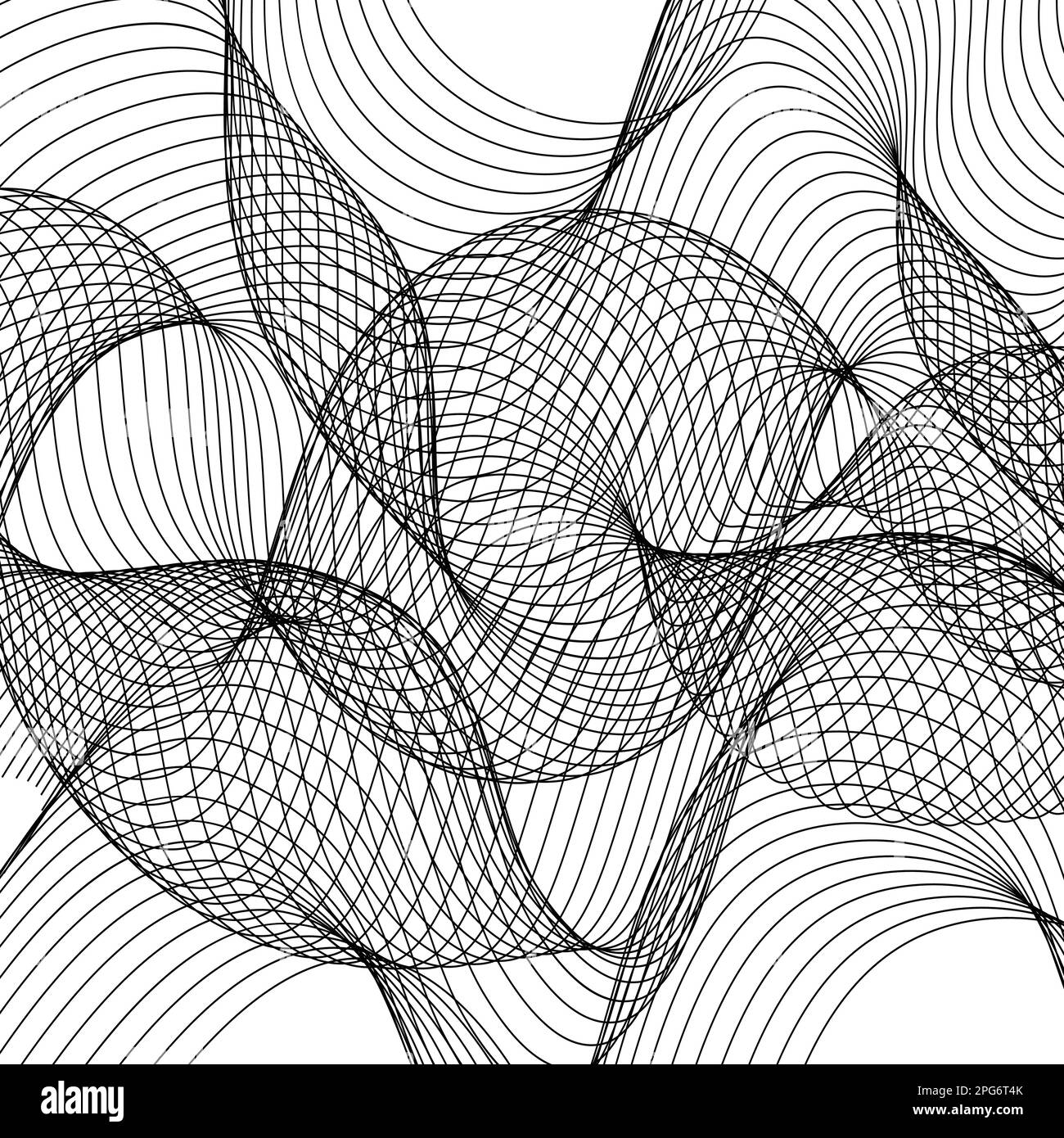 Abstract white wave lines background. Vector illustration Stock Vector ...
