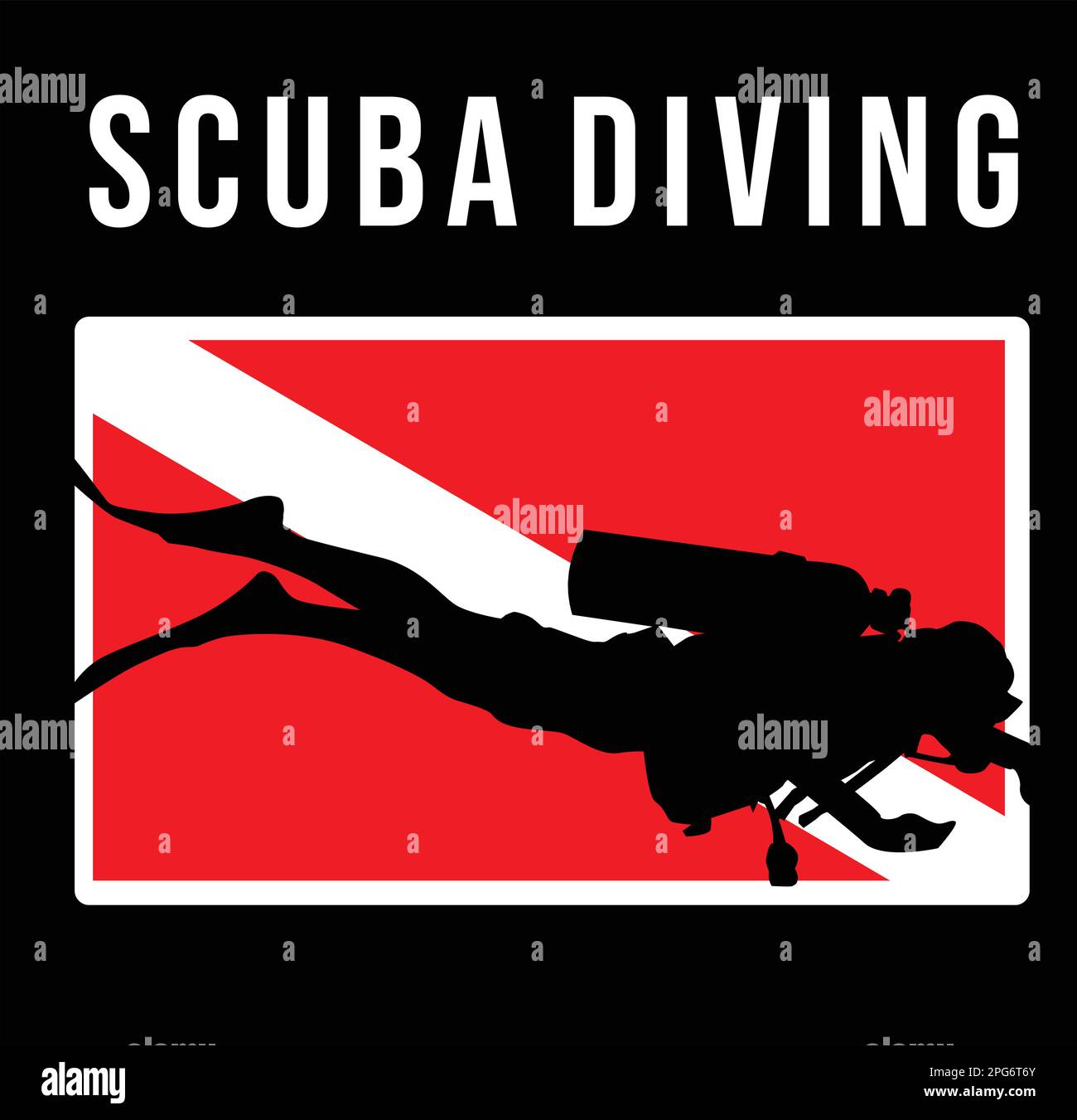 Scuba Diving Logo Design Vector Template Stock Vector Image & Art - Alamy