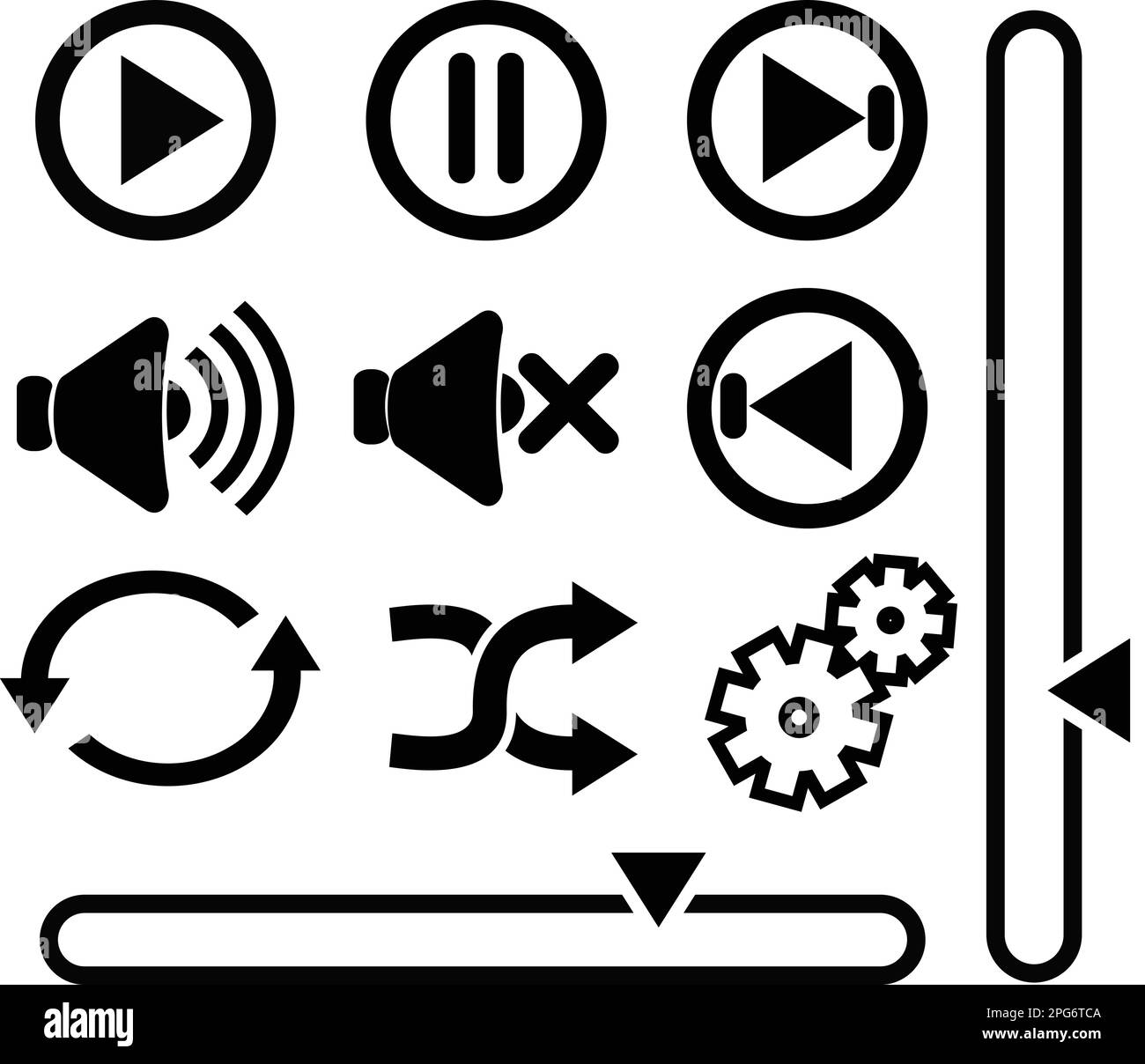 Playing audio equalizer Stock Vector Images - Alamy