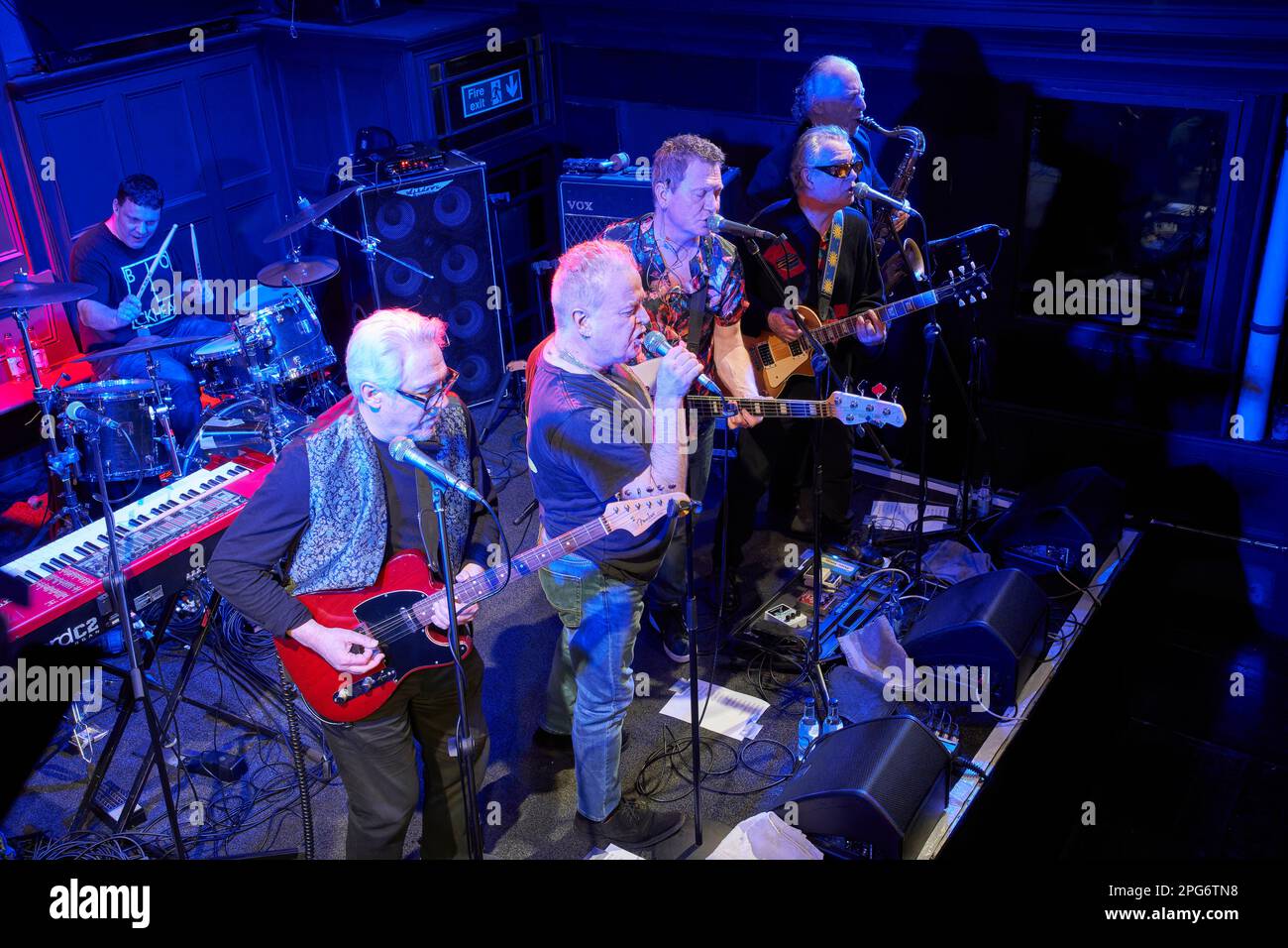 The Blockheads performing at The Acapela Studios, Pentyrch, March 2023 ...