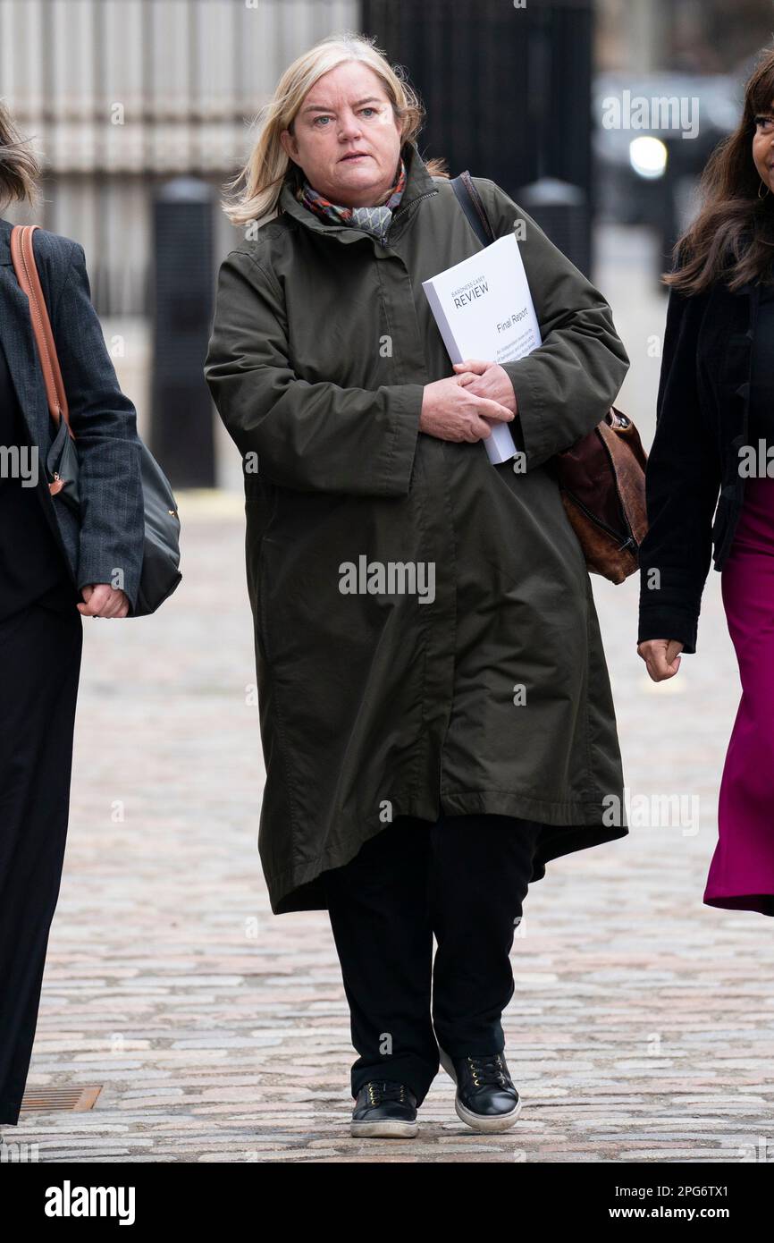 Baroness Louise Casey arriving at Queen Elizabeth II Conference Centre ...