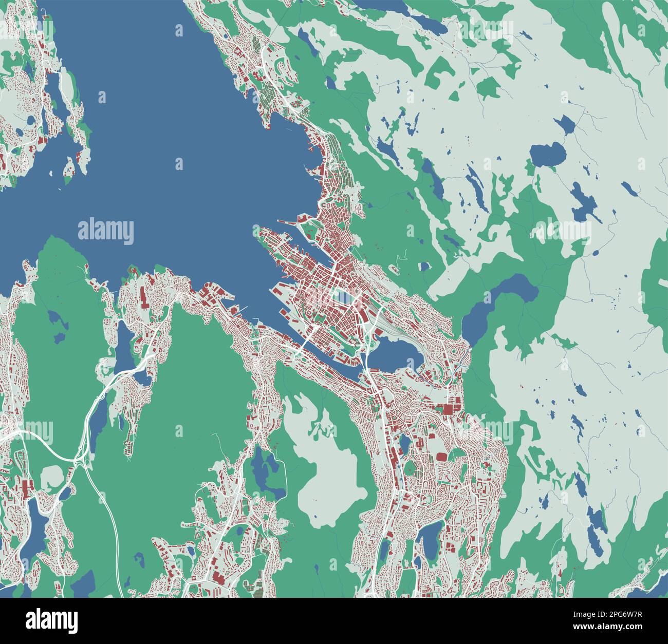 Tourism bergen Stock Vector Images - Alamy