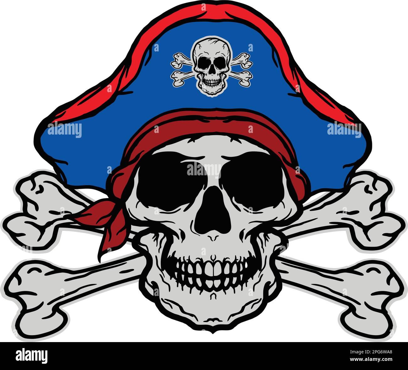 Skull flag logo vector Stock Vector Images - Alamy