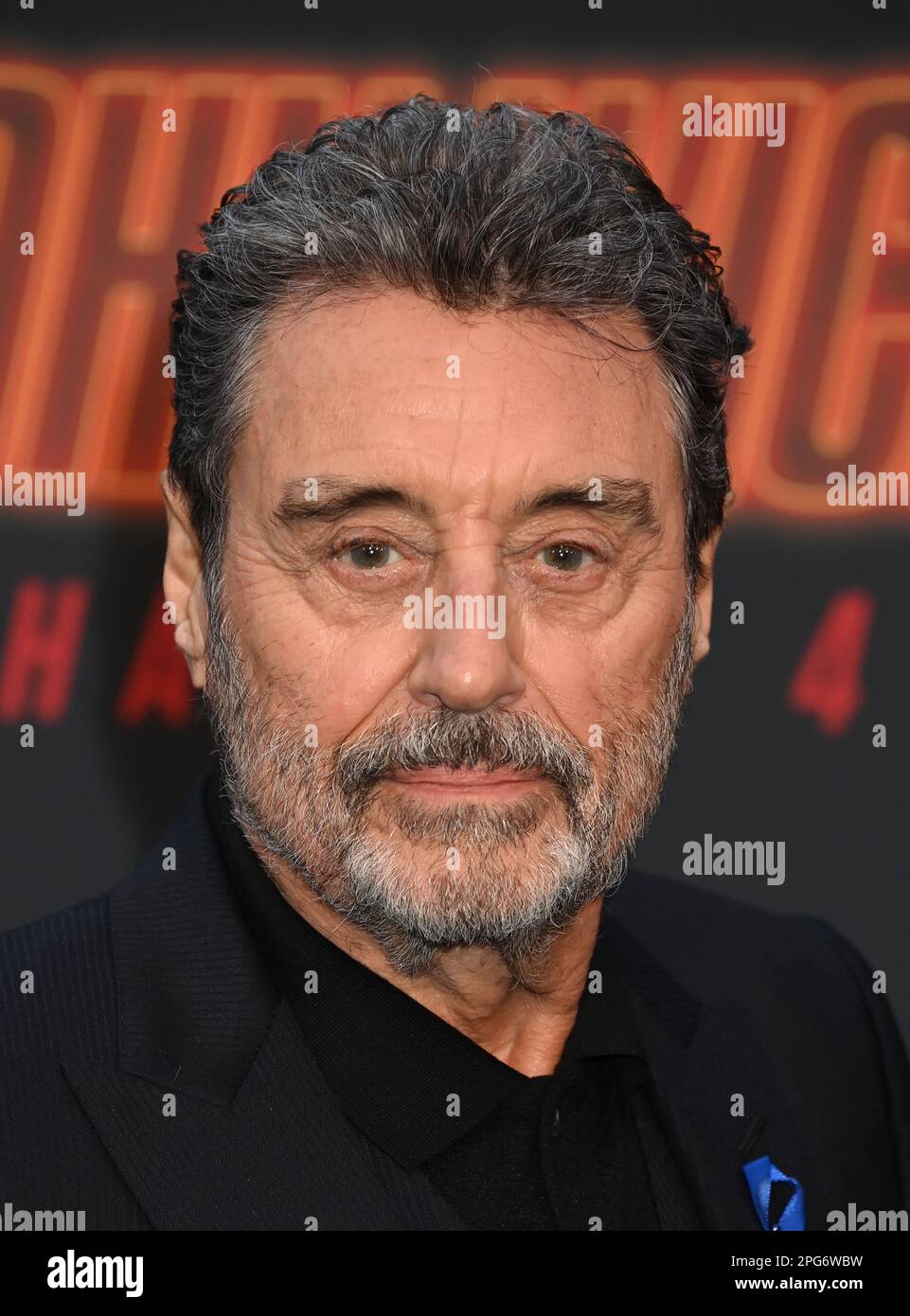 Hollywood, CA. March 20, 2023, Ian McShane arriving at the Los Angeles ...