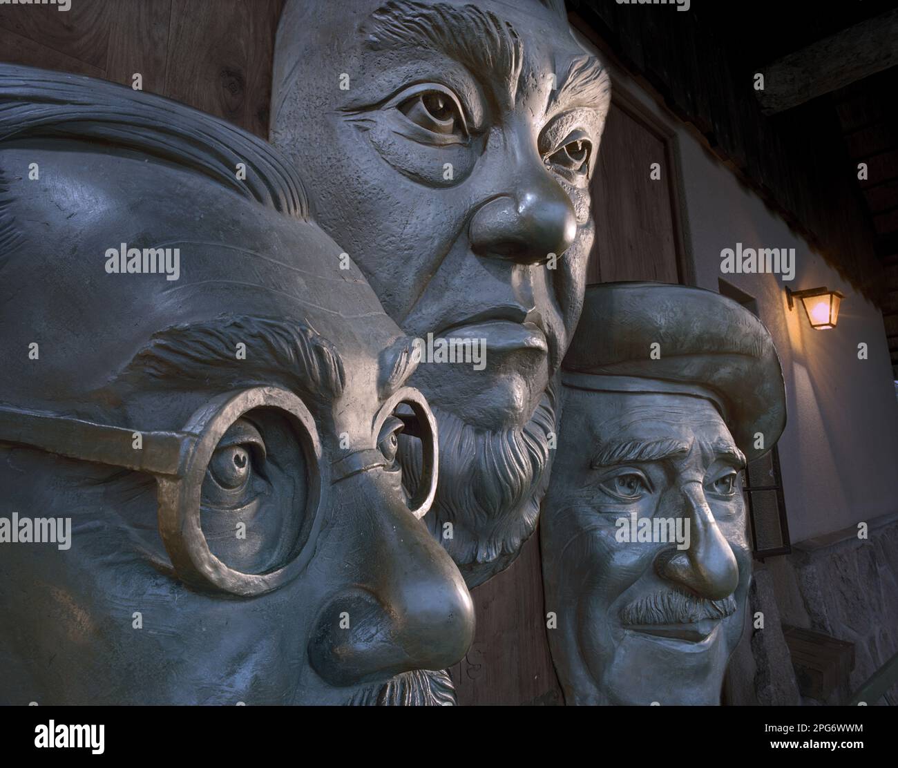 A plaque, at Skukuza Camp, remembers those who are seen a the Founding ...