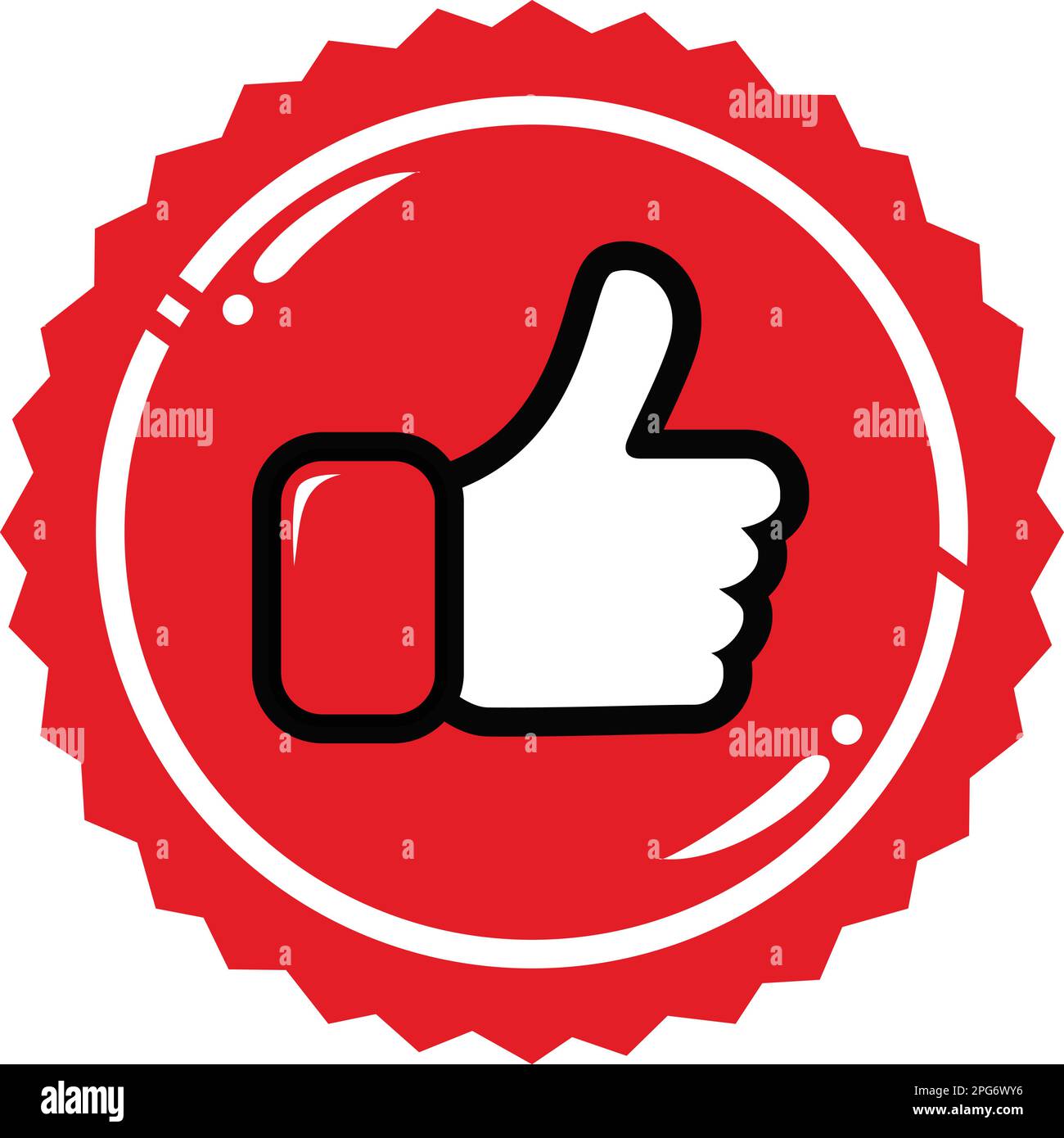 Social media sticker sign Stock Vector Images - Alamy