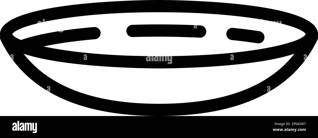 watch glass chemical glassware lab line icon vector illustration Stock ...