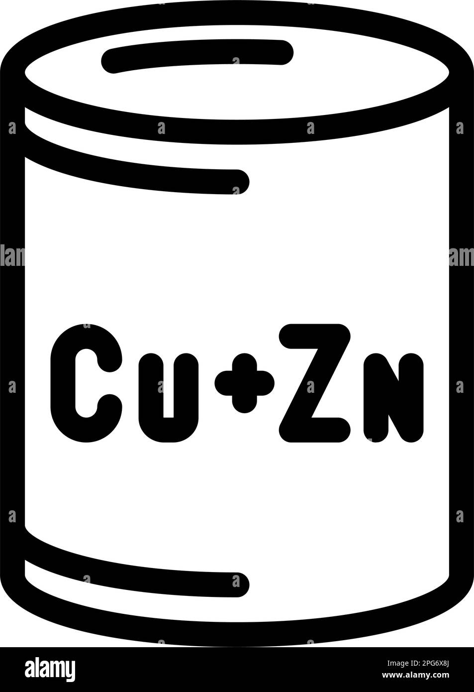 brass metal copper line icon vector illustration Stock Vector Image ...