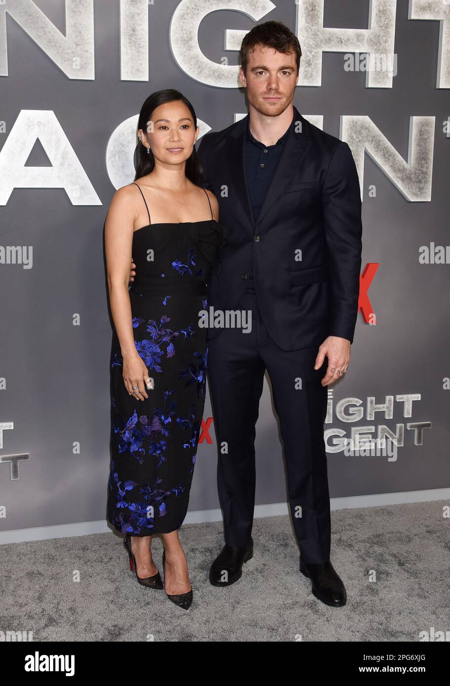 Los Angeles, CA on March 20, 2023. Hong Chau and Gabriel Basso arriving ...