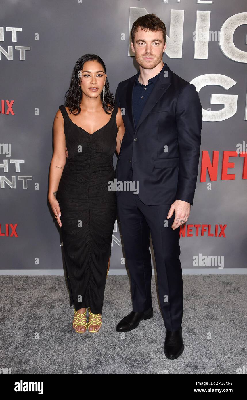 Los Angeles, CA on March 20, 2023. Luciane Buchanan and Gabriel Basso ...