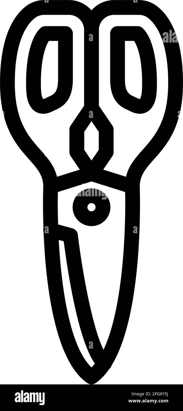 Kitchen shears Stock Vector Images - Alamy