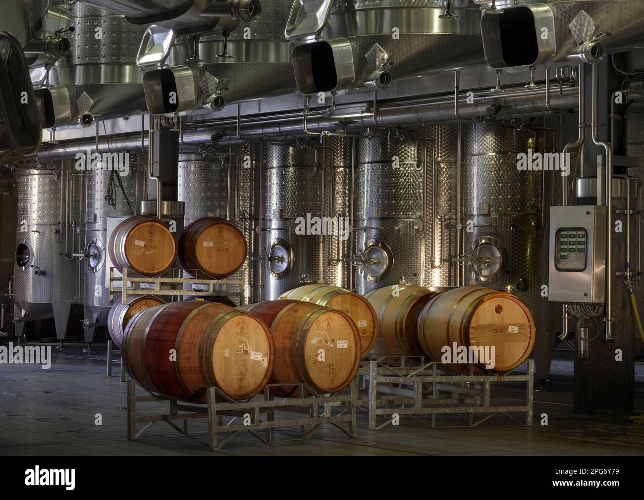 The Tokara Wine Estate cellars Stock Photo - Alamy