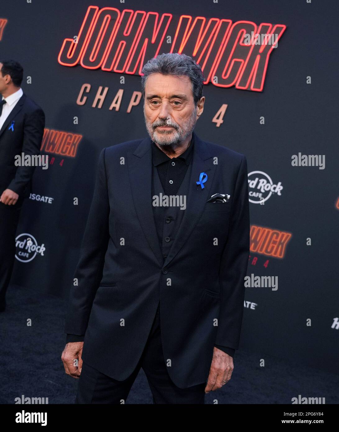 Los Angeles, USA. 20th Mar, 2023. Ian McShane arrives at the Lionsgate ...