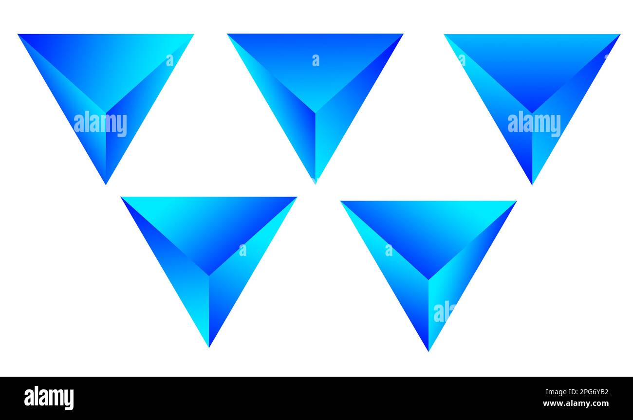diamond triangle gradient light blue white background. blue polygonal ...
