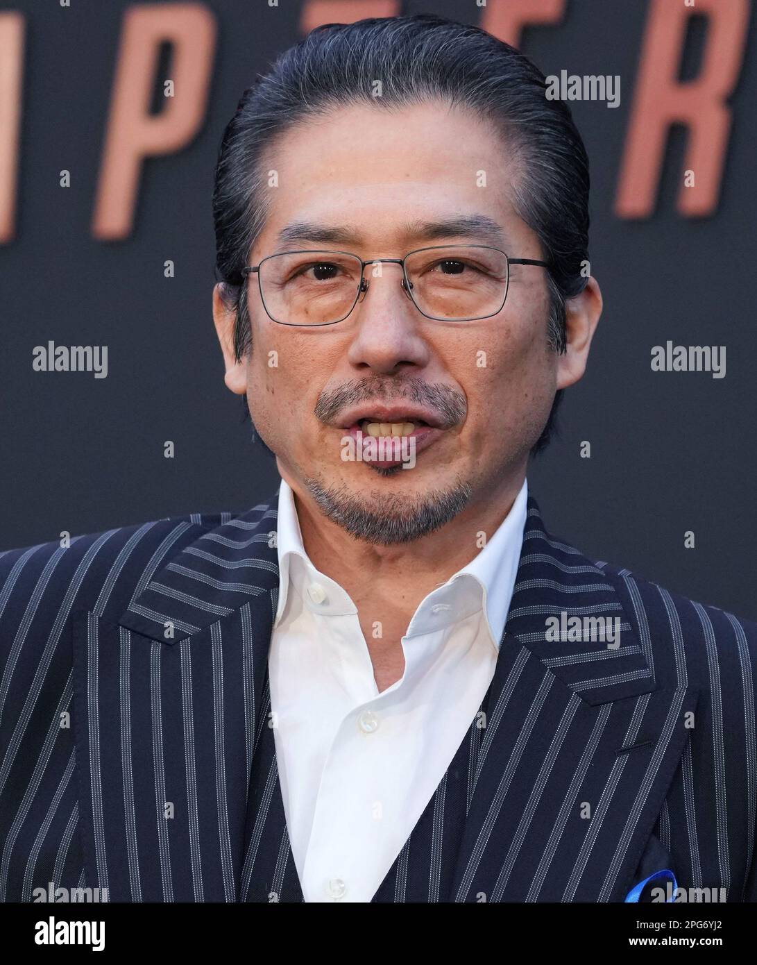 Los Angeles, USA. 20th Mar, 2023. Hiroyuki Sanada arrives at the ...