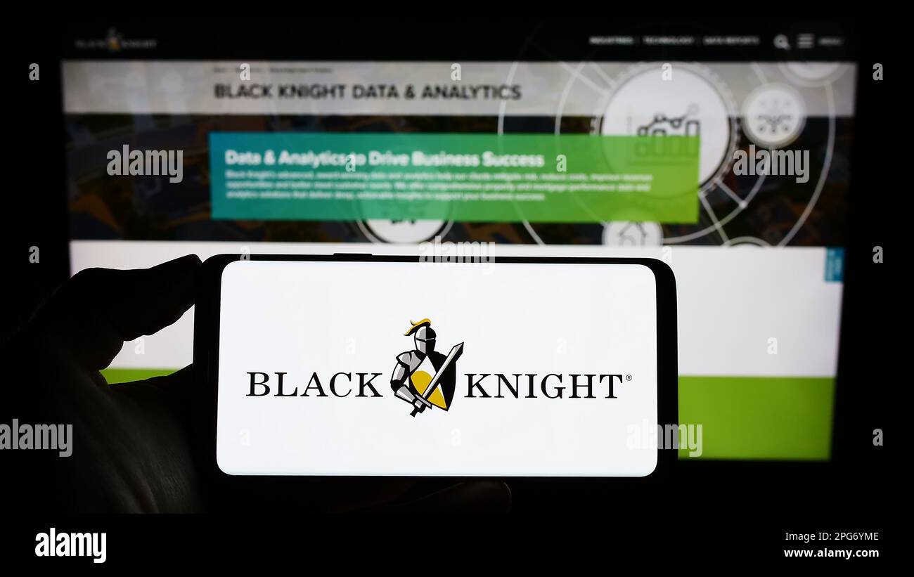 Black knight logo hi-res stock photography and images - Alamy
