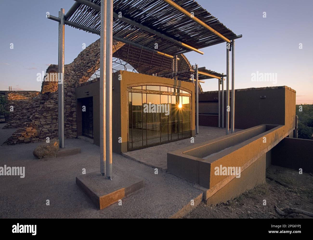 Mapungubwe interpretation centre is situated at the confluence of the ...