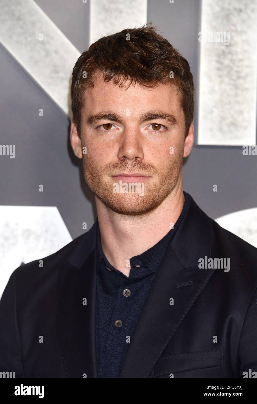 Los Angeles, CA on March 20, 2023. Gabriel Basso arriving to Netflix's ...