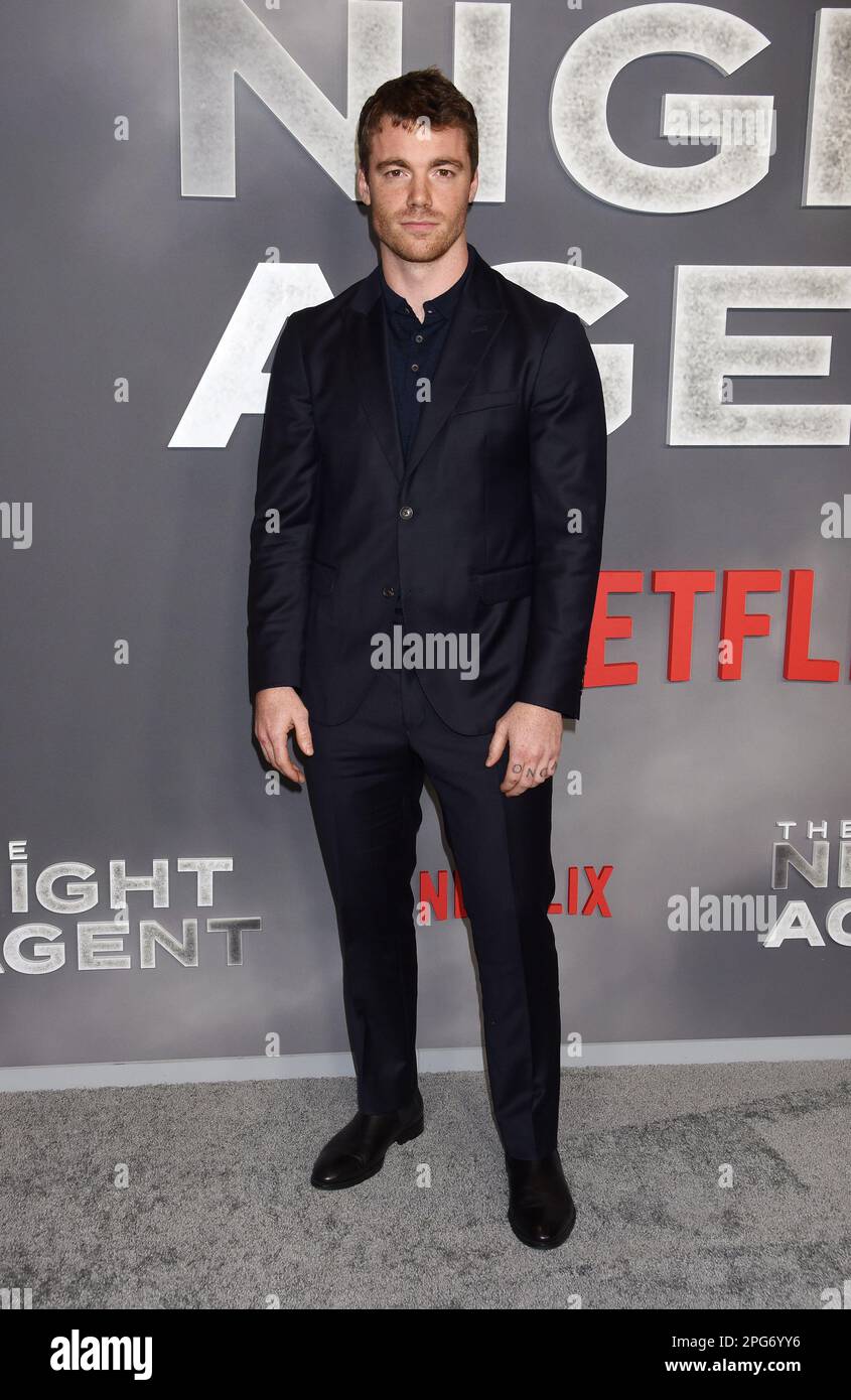 Los Angeles, CA on March 20, 2023. Gabriel Basso arriving to Netflix's ...