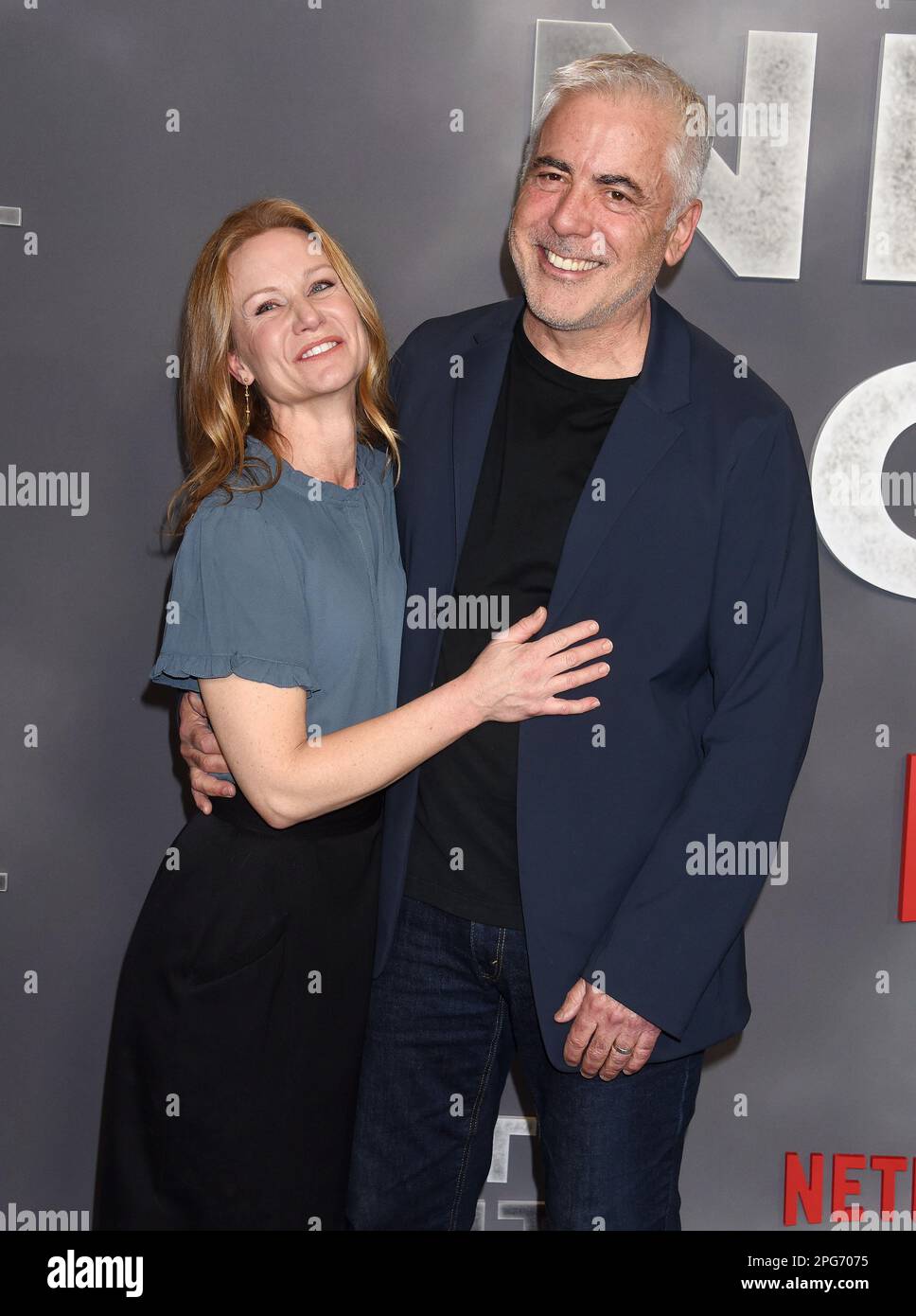 Los Angeles, CA on March 20, 2023. Adam Arkin and Michelle Dunker ...