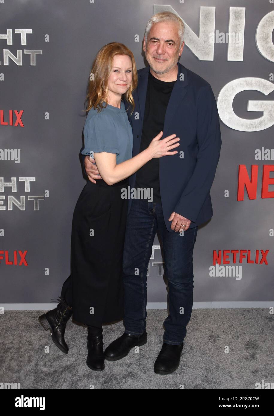 Los Angeles, CA on March 20, 2023. Adam Arkin and Michelle Dunker ...