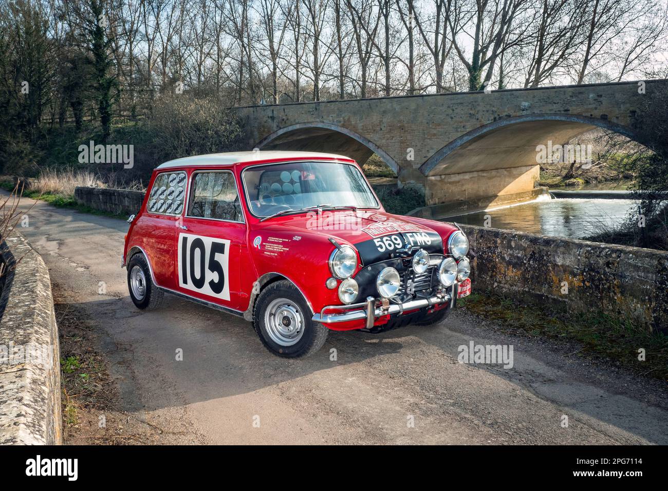 1964 bmc mini rally car hi-res stock photography and images - Alamy