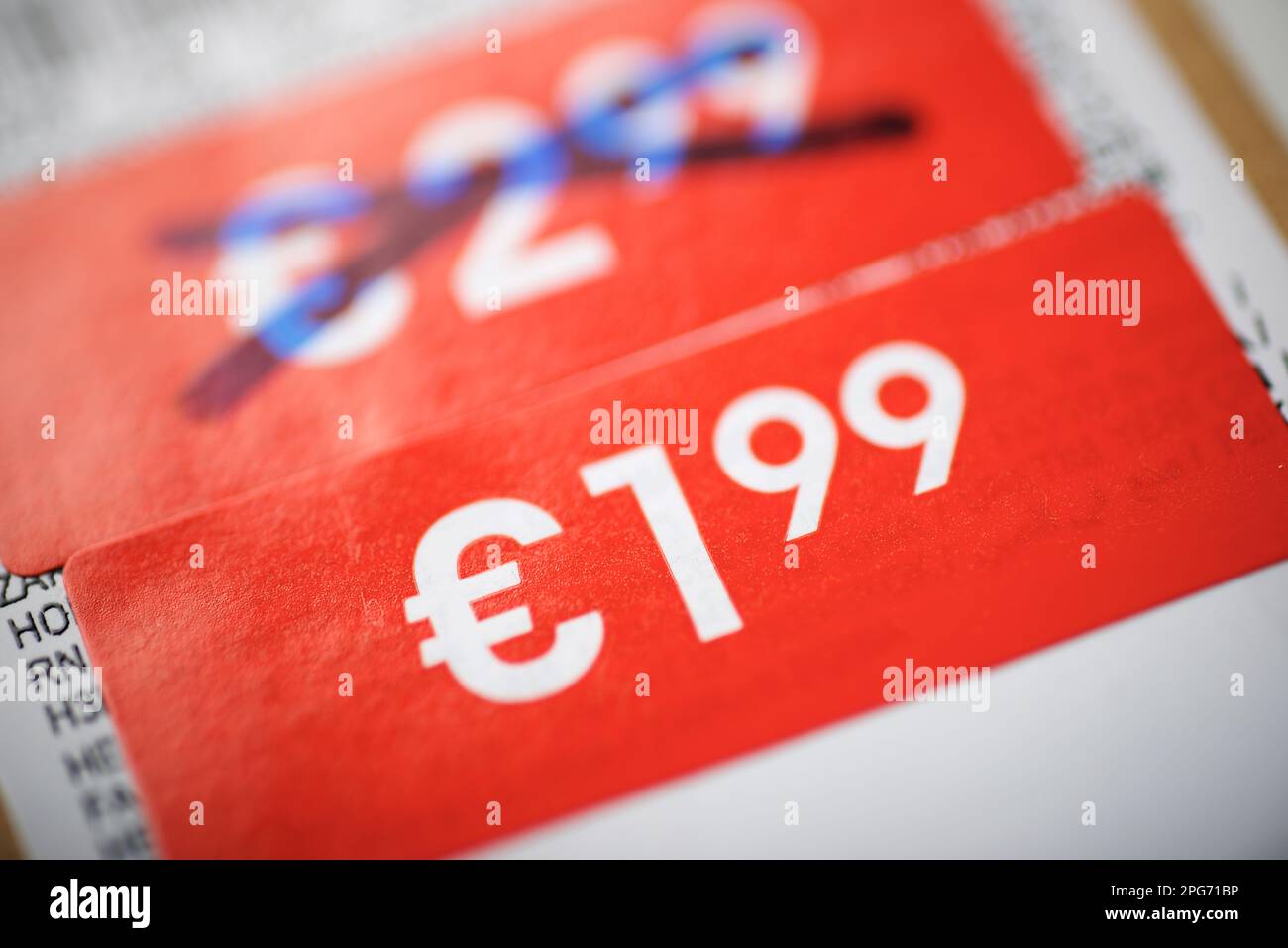 Euro price tag label hi-res stock photography and images - Alamy