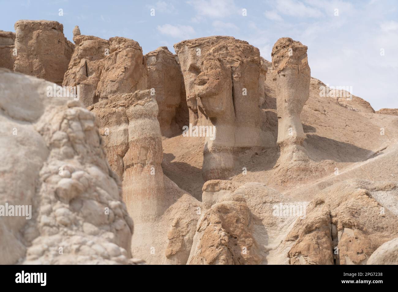 Al-Qarah Mountain or Jabal Al-Qarah, Al Hofuf Saudi Arabia Stock Photo ...